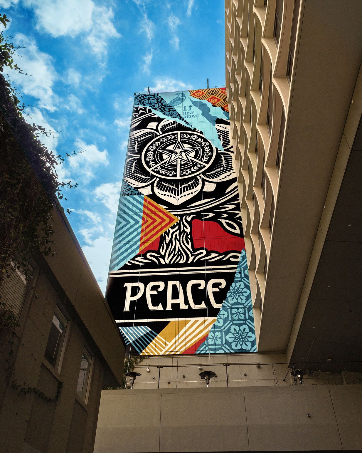 LINE Hotel Mural - Obey Giant