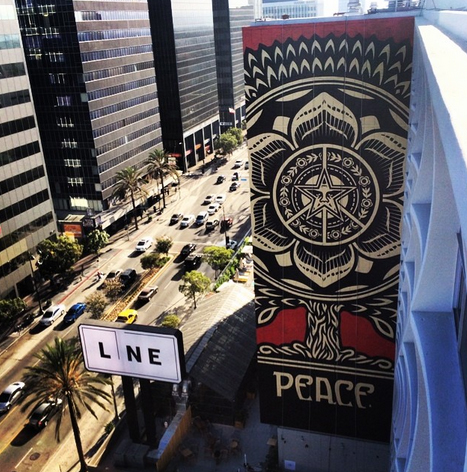 Peace Tree - Los Angeles, CA - Obey Giant