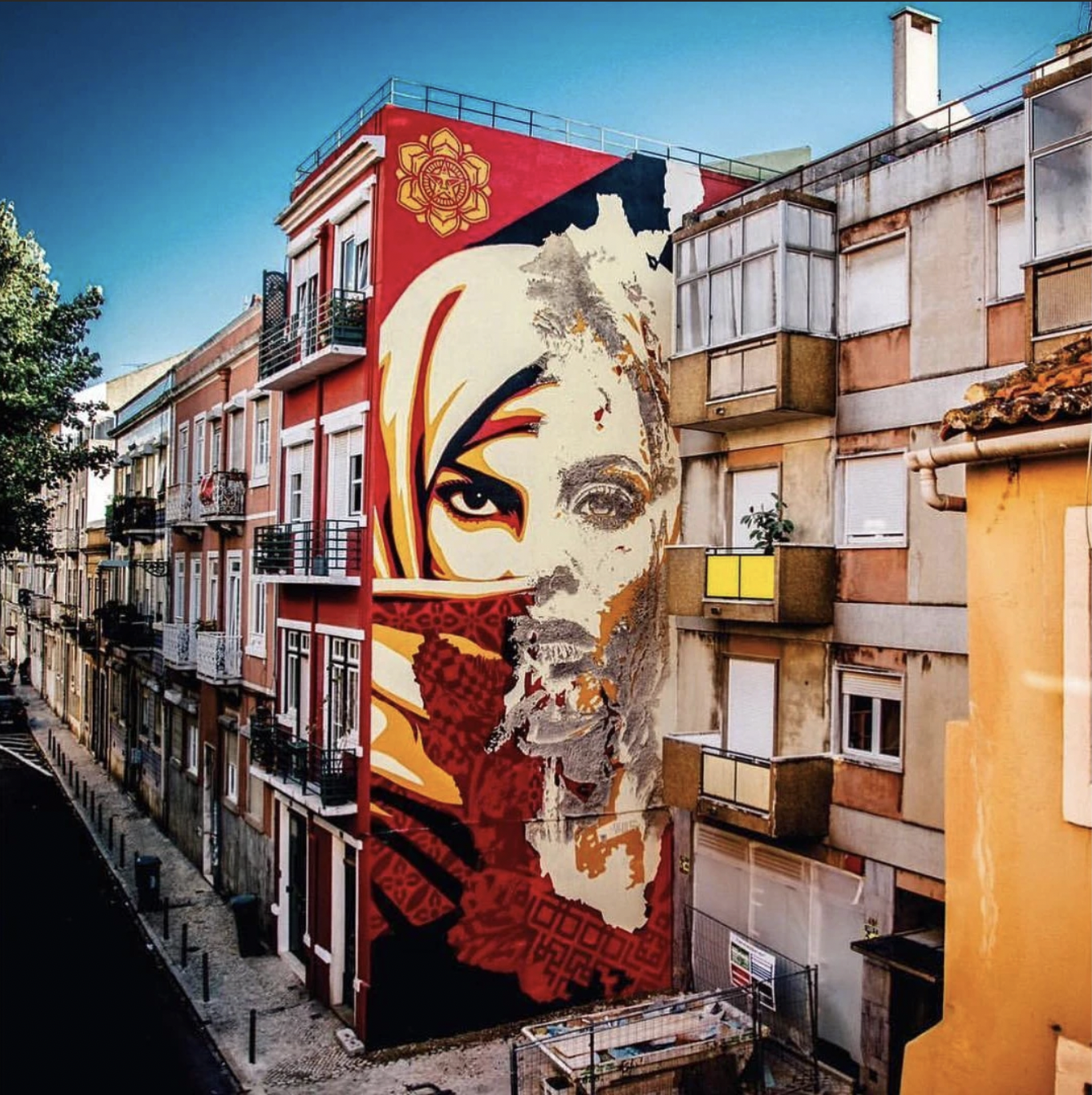 SF x Vhils Collaboration, Universal Personhood - Lisbon, Portugal ...