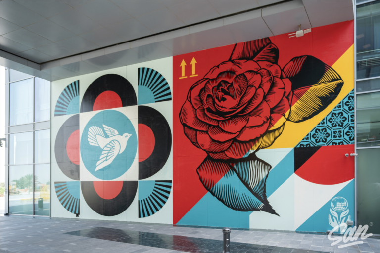 Rise Above Dove - Dubai, UAE - Obey Giant